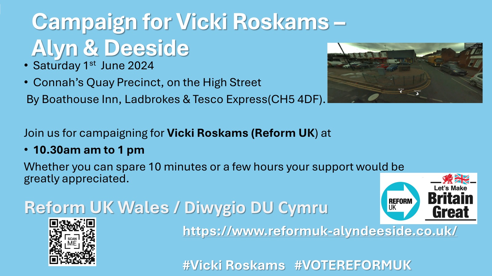 Connah’s Quay we are coming to you – Reform UK - Reform Wales Supporters